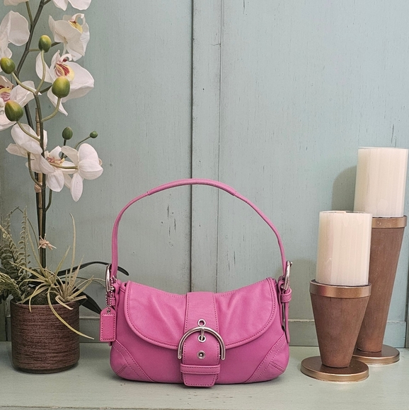 Coach | Bags | Vintage Coach Soho Signature Leather Sufflette Bag Purse ...